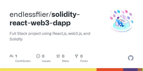 Github Endlessfliersolidity React Web3 Dapp Full Stack Project
