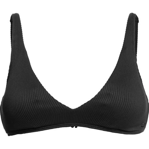 Roxy Rib Love The Oceana V Bikini Top Womens Clothing