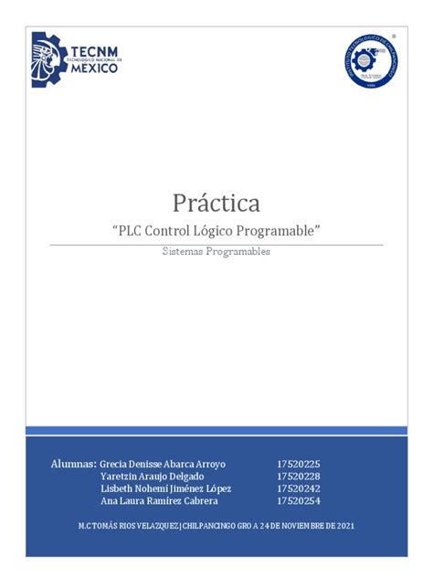 Plc Control Lógico Programable Pdf Controlador Lógico Programable Lenguaje De Programación