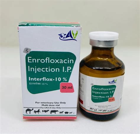 30ml Enrofloxacin Injection Packaging Type Box 3ml At Rs 250 Box In Ahmedabad