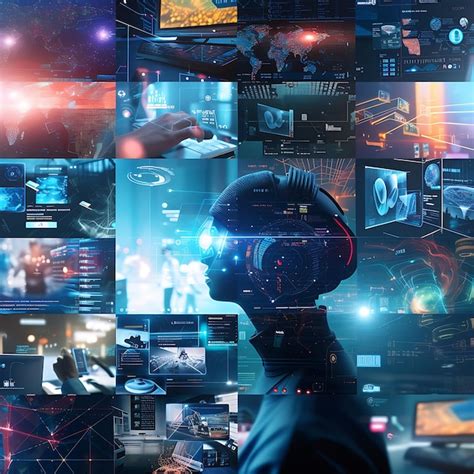 Exploring The Future Ai Innovations And Human Interaction Premium Ai Generated Image