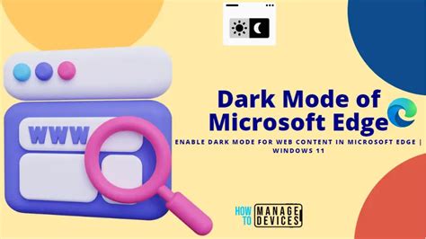 Enable Dark Mode For Web Content In Microsoft Edge Windows 11 Htmd Blog