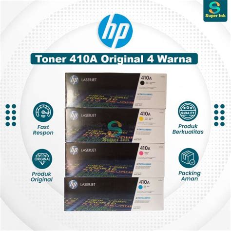 Promo Toner Printer Hp Laserjet 410a Original 4 Varian Warna Cmyk