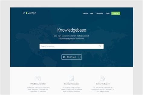 Knowledgebase And Documentation Html Template