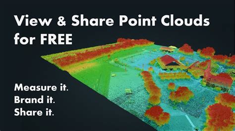 free point cloud viewer brand it and share it youtube