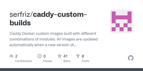 github serfriz caddy custom builds caddy docker custom images built