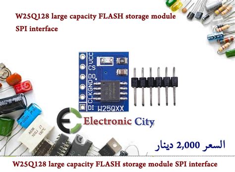 W25q128 Large Capacity Flash Storage Module Spi Interface V10 1226180