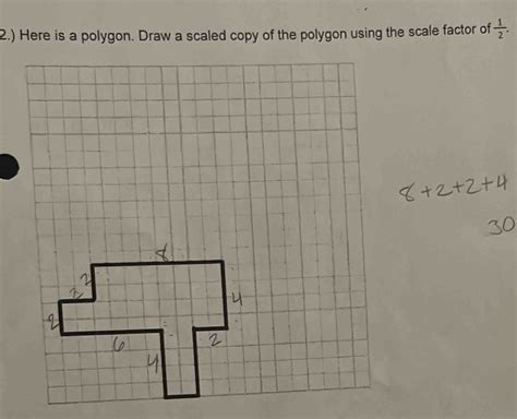 solved 2 here is a polygon draw a scaled copy of the polygon using