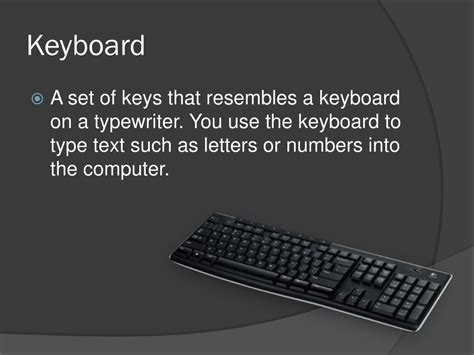 PPT Parts Of A Computer PowerPoint Presentation Free Download ID