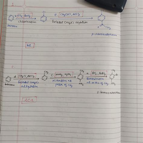 [solved] Select The Reagents You Would Use To Synthesize The Compounds Below From Benzene Use