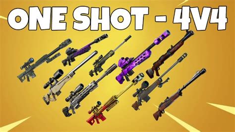 🔥4v4 One Shot🎯 9993 5362 3555 By Kempo Fortnite Creative Map Code Fortnitegg