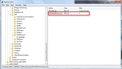 Never Stop Learning Store Password In Sap Shortcut