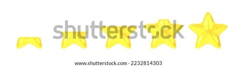 Set Stars Game Sprite Animation 3d Stock Illustration 2232814303