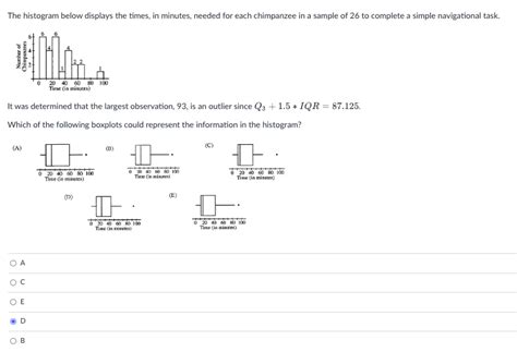 Solved It Was Determined That The Largest Observation 93