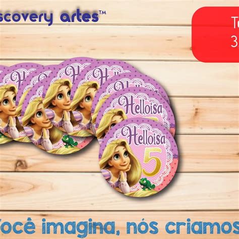 Topper Rapunzel Loja Discovery Festas Elo7 Produtos Especiais