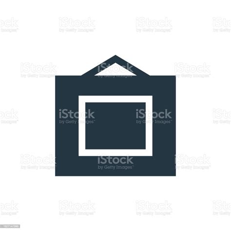 액자 아이콘입니다 웹 사이트 디자인 및 모바일 앱 개발 인쇄를위한 글리프 사진 프레임 아이콘 흰색 배경에 격리 된 가구 컬렉션의 사진 프레임 아이콘 0명에 대한 스톡 벡터