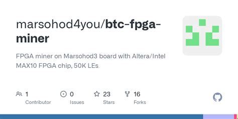 GitHub Marsohod You Btc Fpga Miner FPGA Miner On Marsohod Board