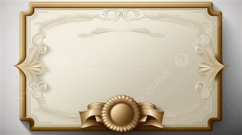Certificate Golden Vintage Background Certificate Background