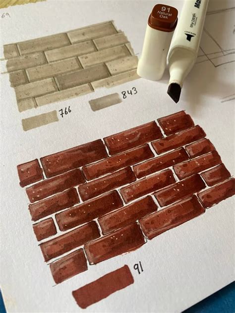 Bricks Texture For Architectural Rendering In 2024 Architecture