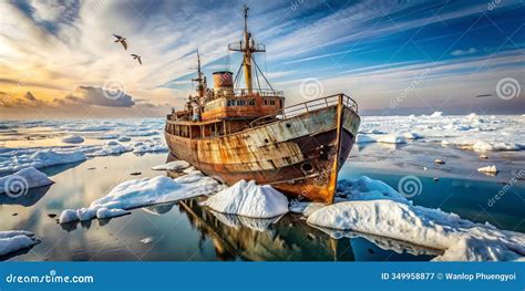 Frozen Fury A Spectacular Explosion Of An Ice Block Royalty Free Stock Image Cartoondealer