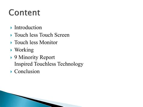 Touchless Touch Screen Technology Ppt 1 Pptx Computer Peripherals