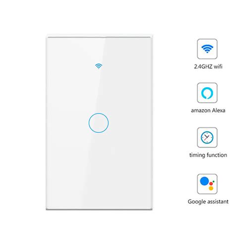 Interruptor Wifi De Pared Luces Sin Neutro App Tuya Smart Domótica 1ch
