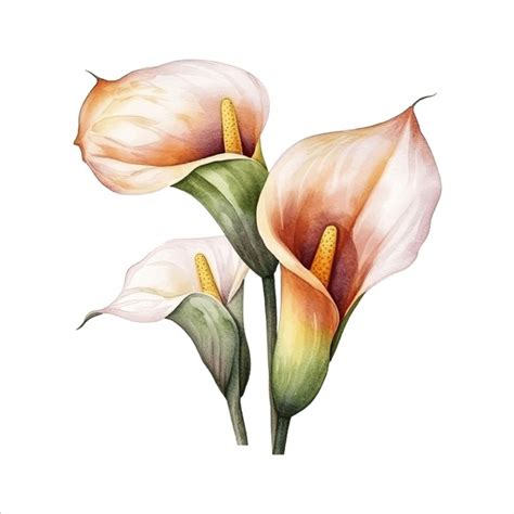 Calla Lily Drawing Outline