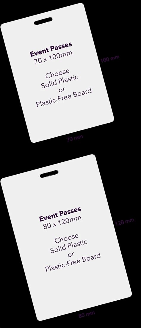 Event Passes And Backstage Passes Printed Free Artwork Free Delivery