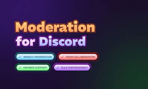 Do Moderation For Your Discord Server By Emmy Fiverr
