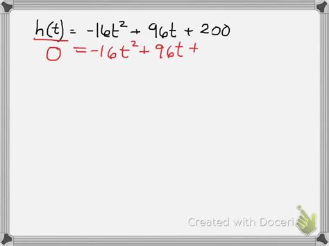 Projectile Motion Problems Quadratics At Caitlin Shaeffer Blog
