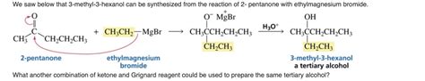 Solved We Saw Below That 3 Methyl 3 Hexanol Can Be