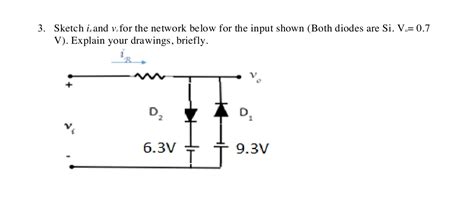 Sketch Ir ﻿and V0 ﻿for The Network Below For The