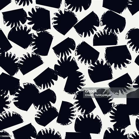 브러시 그림을 그립니다 원활한 패턴입니다 손으로 그린 민족 장식 부족 벽지 민족 이미지 부족 모티프 고대 모자이크 기하학적 디지털 용지 웹 디자인 텍스타일 프린트 벡터