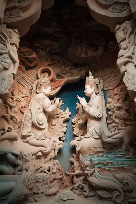 敦煌插画图片 包图网