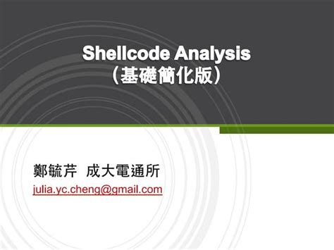 Shellcode Analysis Basic And Concept Pdf Web Design And Html Internet