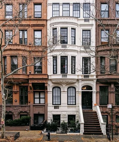 Brownstones On The Upper West Side New York City