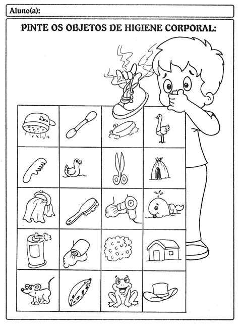 Atividades Higiene Corporal Educação Infantil Sv43 Ivango