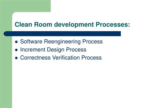 Ppt Clean Room Software Engineering Csc 532 Powerpoint Presentation Free Download Id 1410514