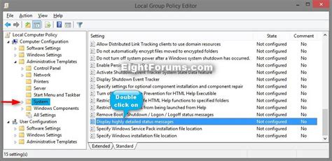 Verbose Status Messages Enable Or Disable In Windows 8 Windows 8 Help Forums