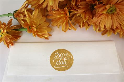 DIY Envelope Liners Save The Dates
