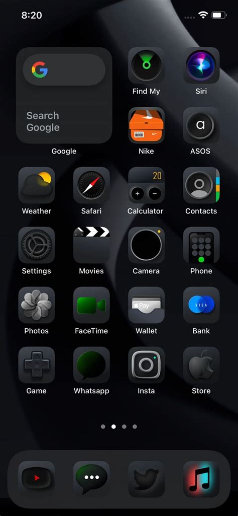 Iphone 16 Ios 18 Dark Theme Icons Pack Etsy Iphone Dynamic
