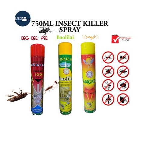 Aerosol Insecticide Spray Insect Killer Spray 750ml Big Bottle Aerosol Insecticide Mosquito