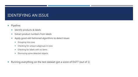 object identification and detection hackathon solution ppt