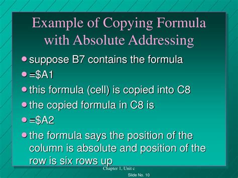 Ppt Relative Vs Absolute Addressing In A Spreadsheet Powerpoint Presentation Id9335619