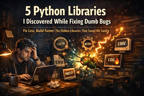 5 Python Libraries I Discovered While Fixing Dumb Bugs By Muhummad