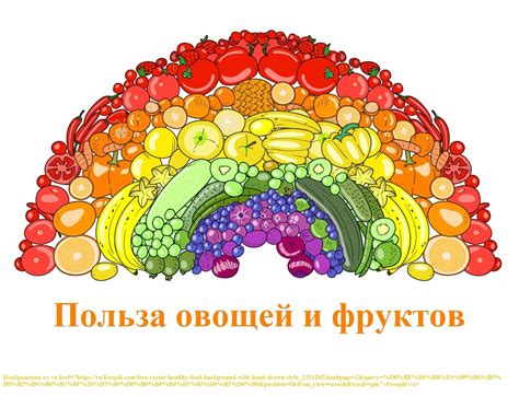 Польза овощей и фруктов рисунок 74 фото
