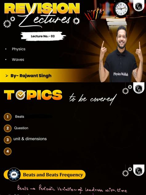 Waves 03 Class Notes Lakshya Jee 2024 Pdf