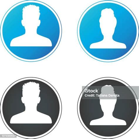 손으로 그린 아바타 프로필 아이콘 세트는 남성과 여성을 포함합니다 사용자 플랫 아바타 아이콘 기호 프로필 사람 기호 그래픽 사용자 인터페이스에 대한 스톡 벡터 아트 및 기타
