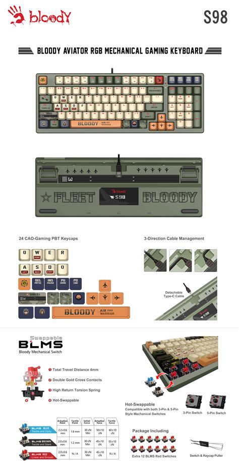 A Tech Bloody S Gaming Keyboard
