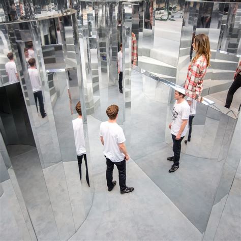 Scent Infused Mirror Maze By Es Devlin Fills South London Warehouse Sig Nordal